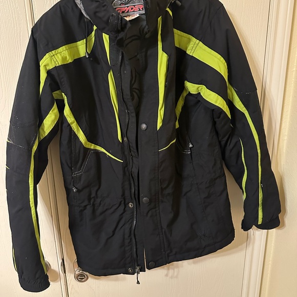 SPY | Jackets & Coats | Spy Kids Size 2 88 Black And Neon Green Ski ...